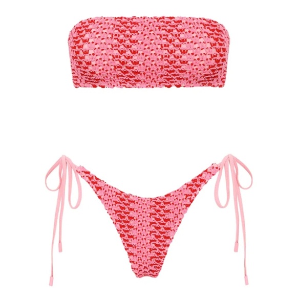 triangl swimwear | Swim | Sold Do Not Buy Triangl Pink And Red Crochet ...
